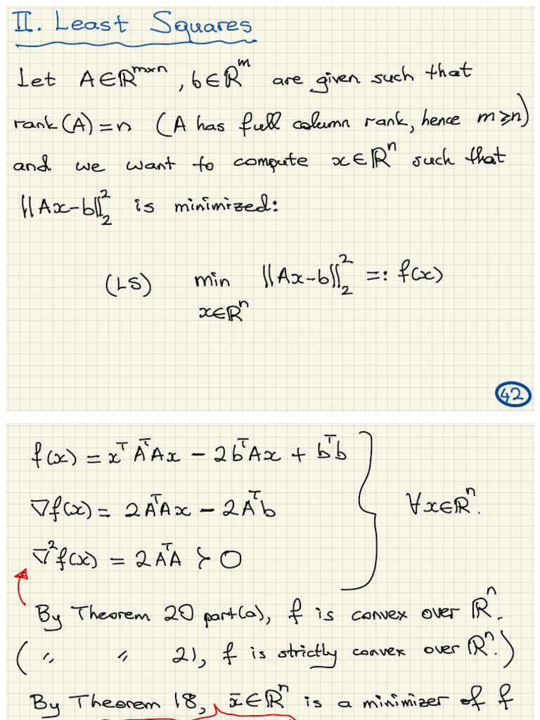 2. Least Squares | PDF | Mathematics Of Computing | Algorithms
