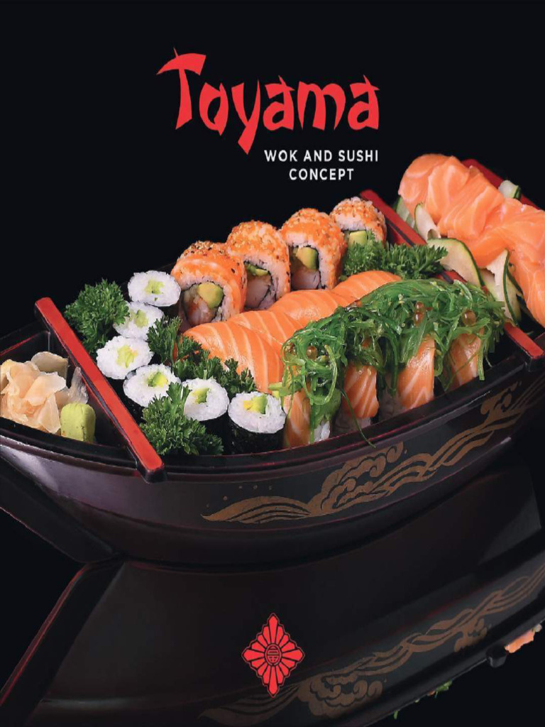 Menú Restaurante de Sushi Toyama | PDF