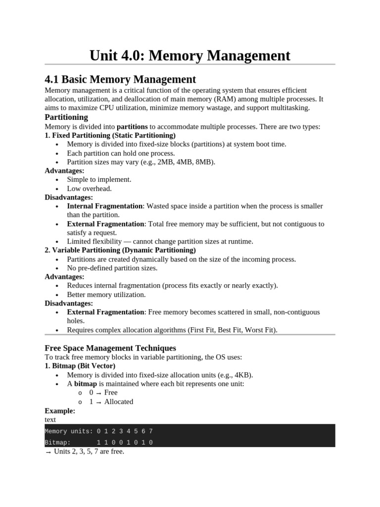 Unit 4 | PDF | Computer Data Storage | Computing