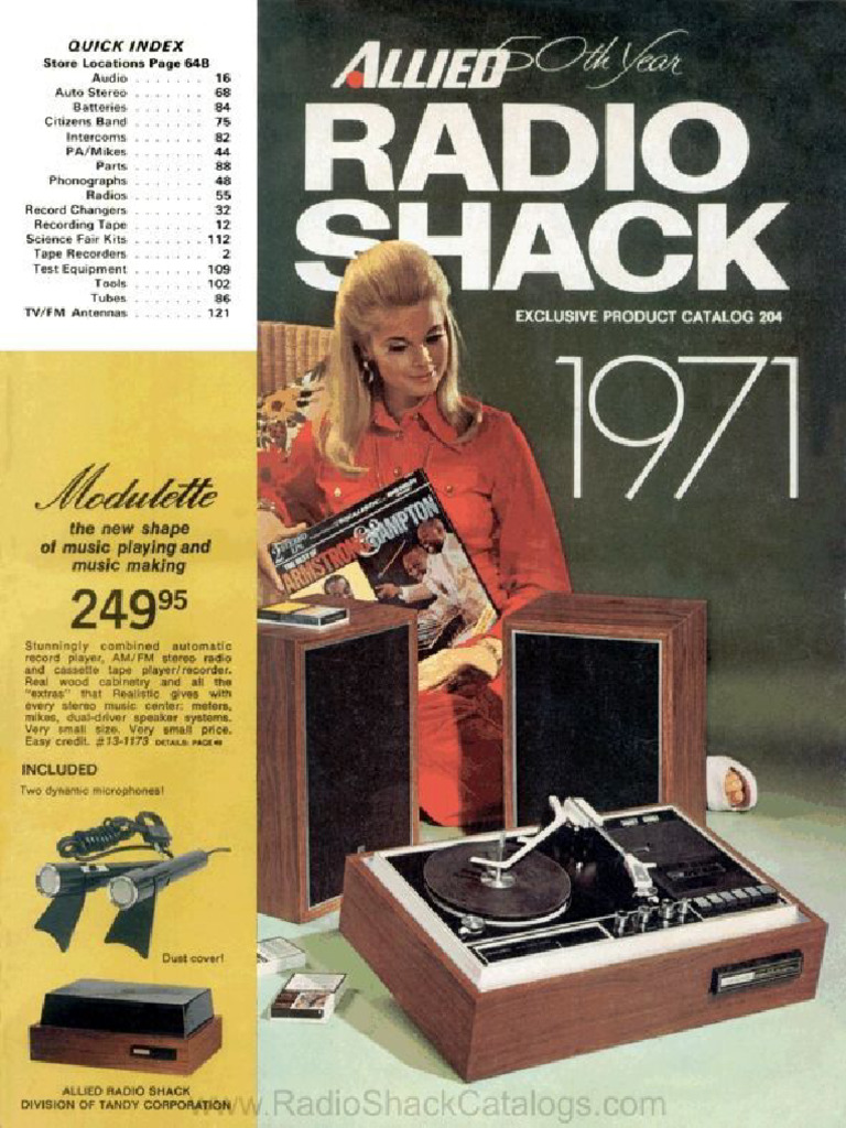 Radio Shack Catalog (1971) | PDF