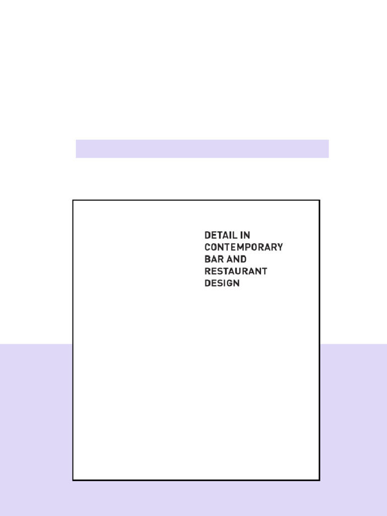 Detail In Contemporary Bar And Restaurant Design Plunkett Drewreid Full ...