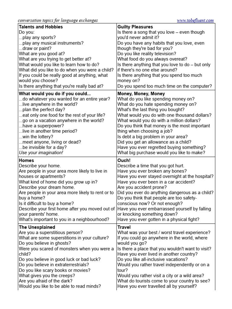 exchange_language | PDF | Money | Superstitions