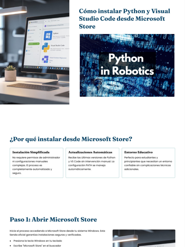 Python_Visual_Studio_Code_Microsoft-Store | PDF | Python (lenguaje de programación) | Microsoft ...