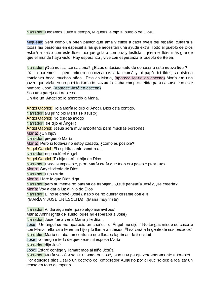 La Historia de Navidad | PDF | María, madre de Jesús | Reyes Magos
