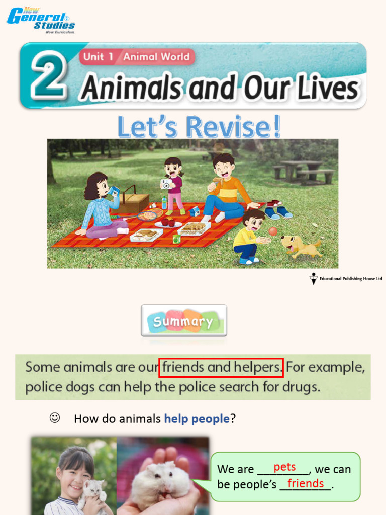 2. Animals and Our Lives | PDF | Sheep | Pig