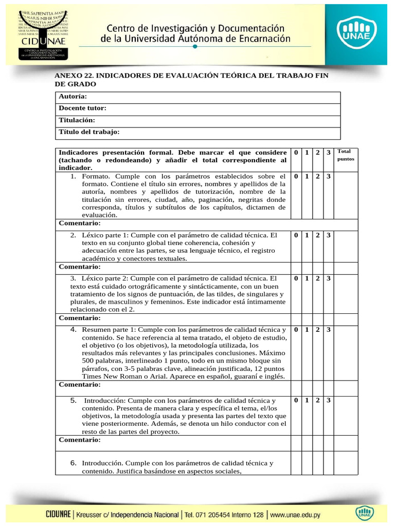 1.ind.escrito.TFG.orienta.fin (1) | PDF | Información