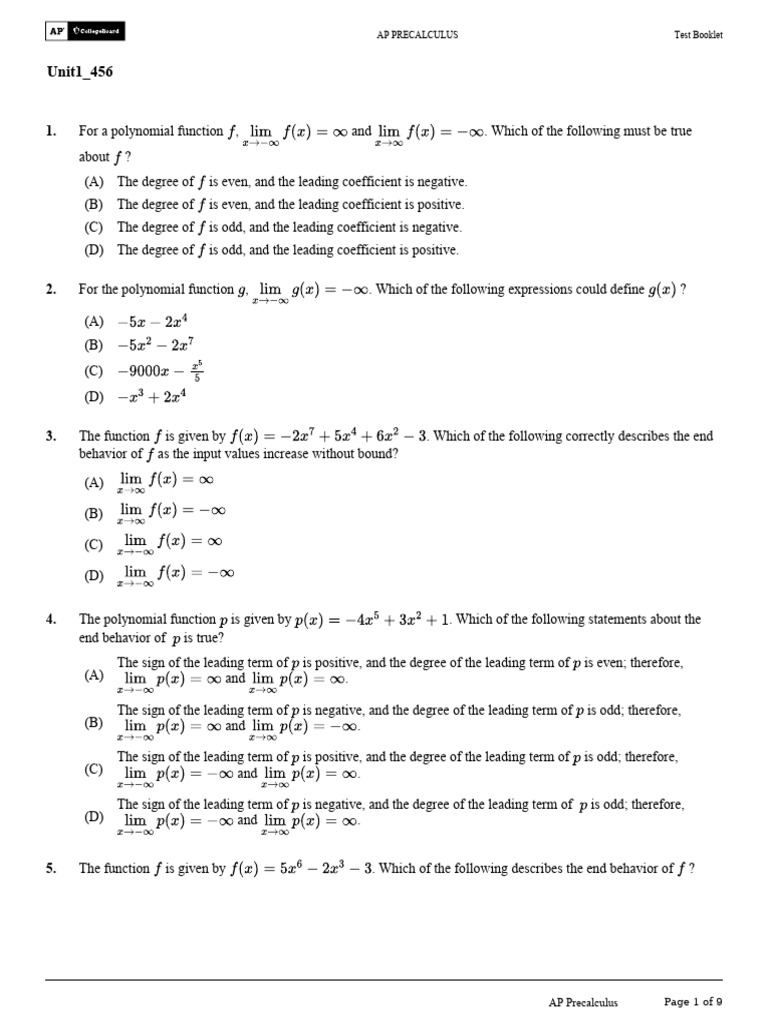 TB_Unit1456_659bdc74dce237.659bdc7738e856.38244019 | PDF | Polynomial ...