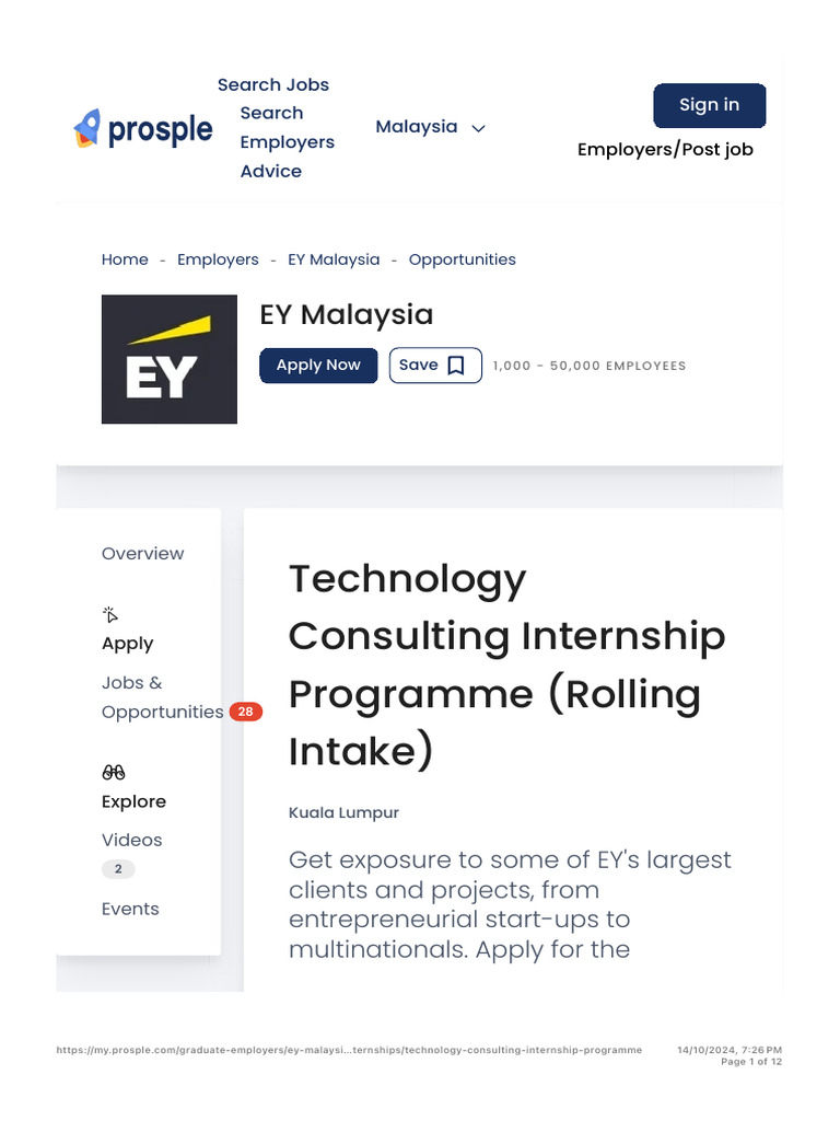Technology Consulting Internship Programme (Rolling Intake).PDF (Azreen ...