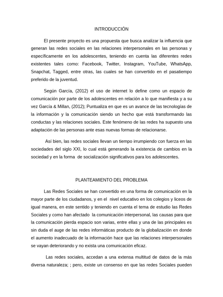 Planteamiento Del Problema Ana Castillo | PDF | Adolescencia | Comunicación