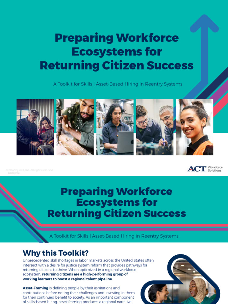 Toolkit for Workforce Reentry Success | PDF | Employment | Workforce ...
