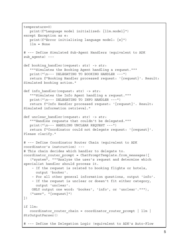 Agent System for Booking and Info Requests | PDF | Parallel Computing ...