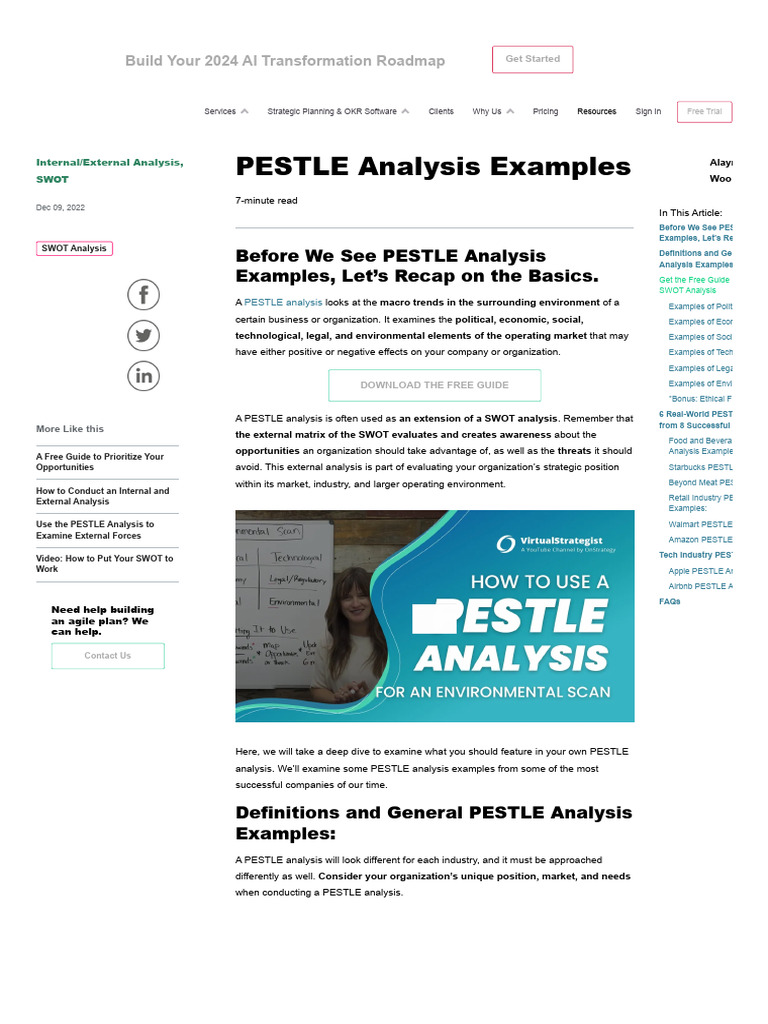 Conducting PESTLE and SWOT Analysis | PDF | Inflation | Taxes