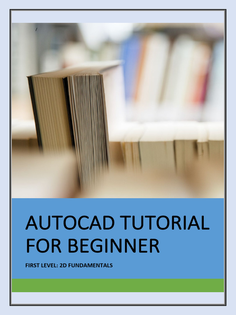 Autocad Tutorial For Beginner | PDF | Auto Cad | Circle