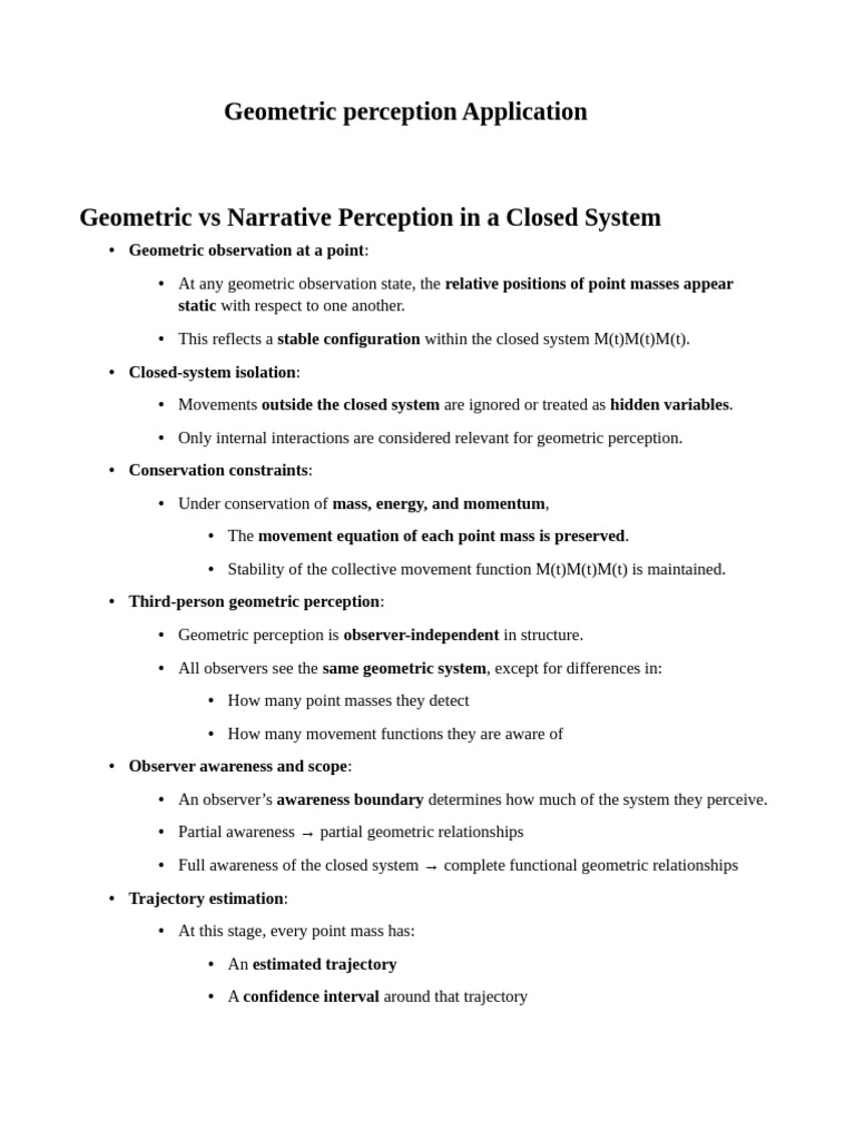 Geometric Perception Application | PDF | Perception | Geometry