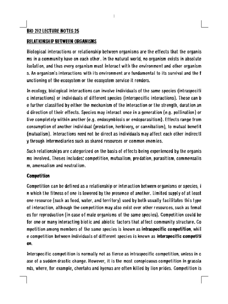 Bio 212 Lecture Notes1 - Phoenix | PDF