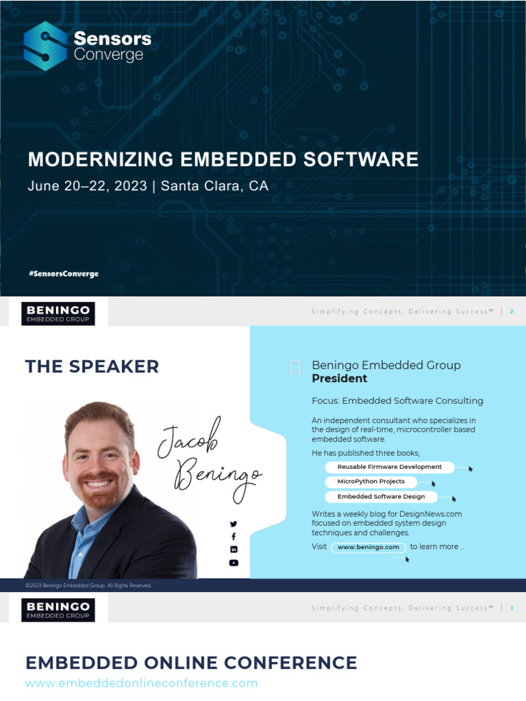 Modernizing Embedded Software - Beningo | PDF | Embedded System | Agile ...