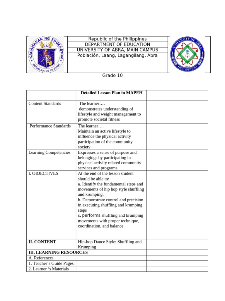 Bea Lesson Plan-2 | PDF