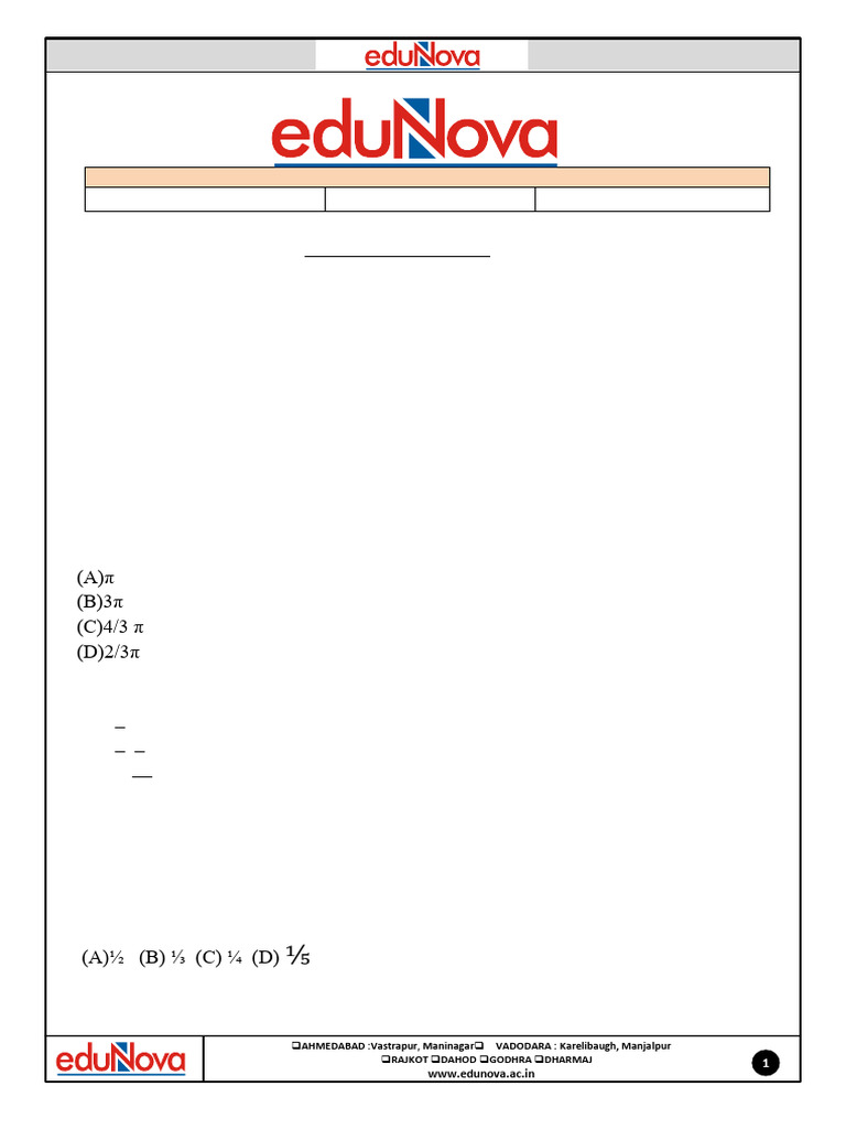 9th Maths Final Paper Annual | PDF | Numbers | Circle
