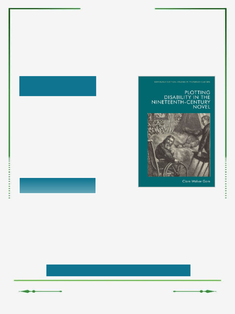 Plotting Disability in the Nineteenth Century Novel 1st Edition Clare ...
