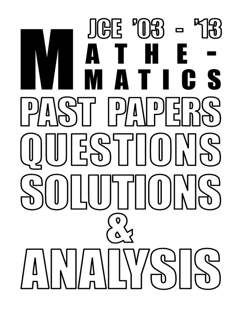 Jce Math Full | PDF | Equations | Mathematics