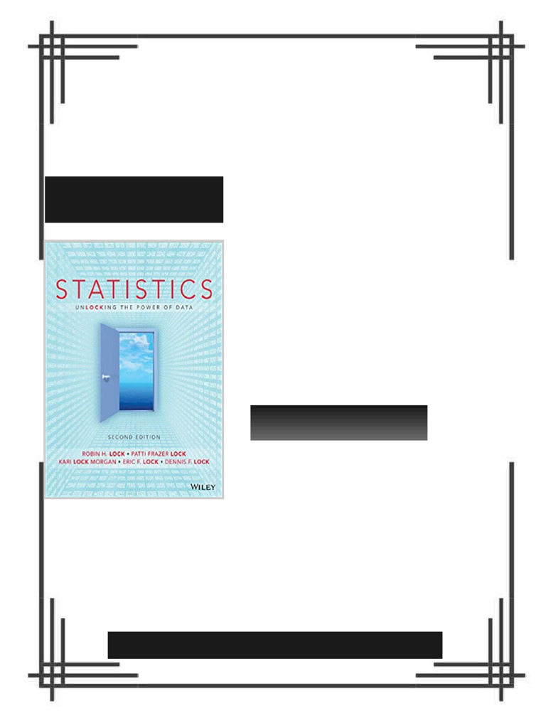 (eBook PDF) Statistics: Unlocking the Power of Data, 2nd Edition eBook pro-grade digital version ...