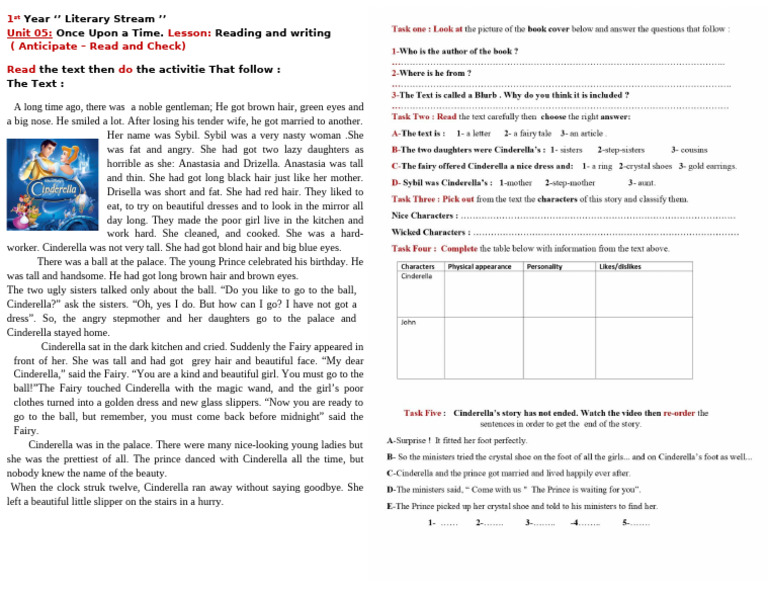 Cinderella: A Classic Fairy Tale Summary | PDF