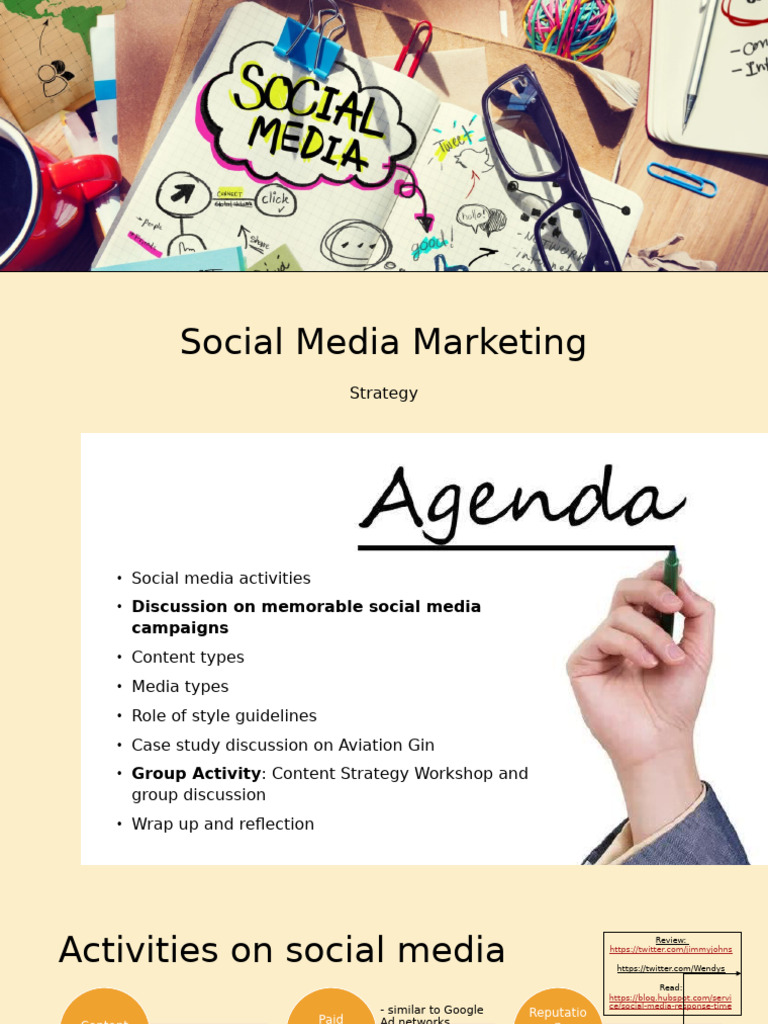 Social Media Marketing - Strategy | PDF | Popular Culture & Media ...