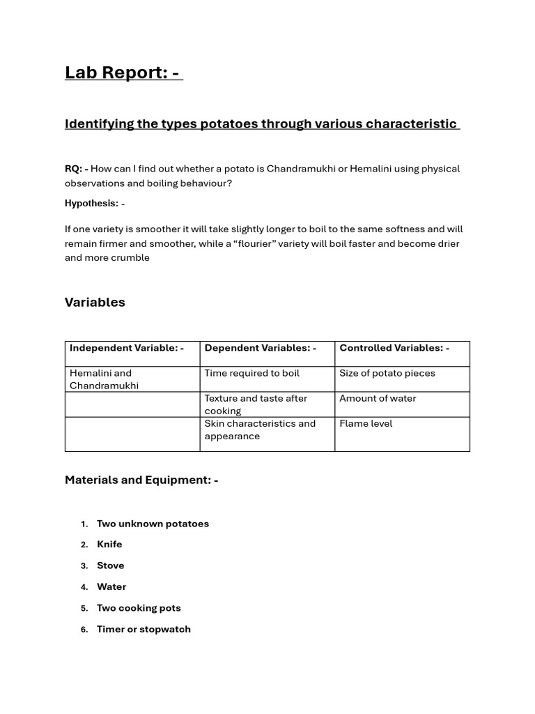Lab Report- Sanjay. S | PDF