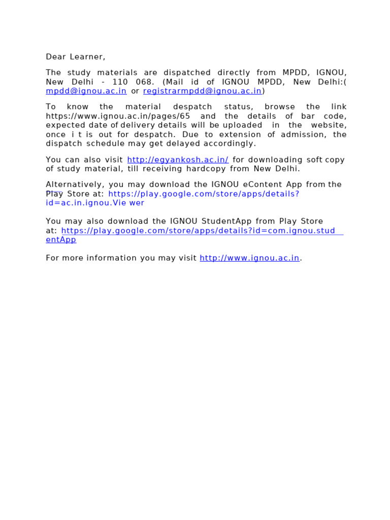 Study Materials | PDF