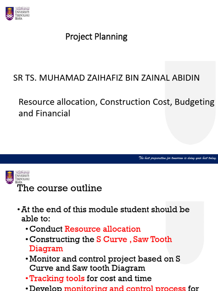 Project Planning and Resource Allocation Guide | PDF