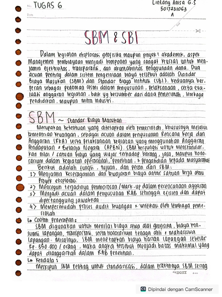 Lintang Anisa - Tugas 6 (SBM & SBI) | PDF