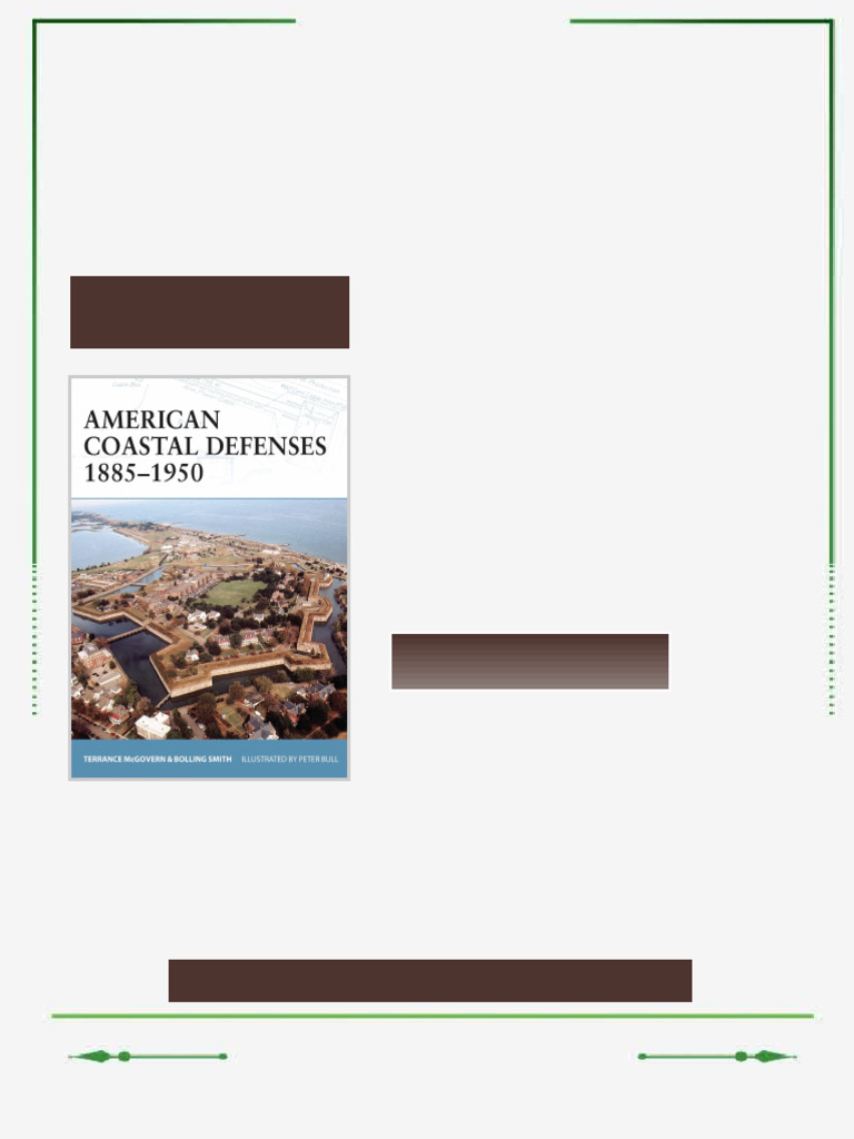 American Coastal Defenses 1885 1950 First Edition Terrance Mcgovern ...
