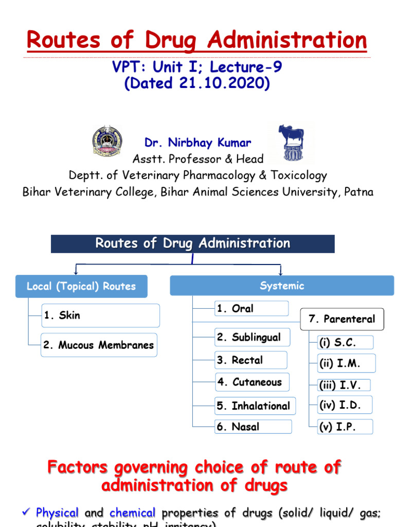 Routes of Drug Administration Copy | PDF | Topical Medication ...