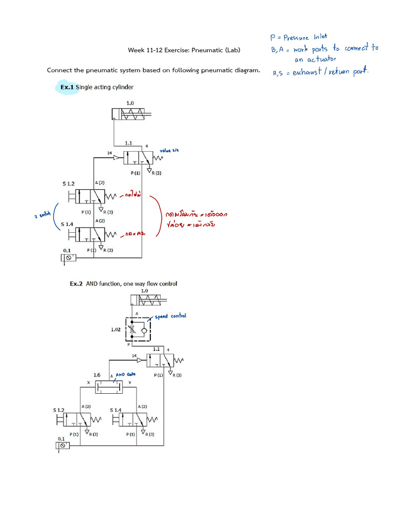 Lab05 - Pneumatic and Electro Pneumatic | PDF