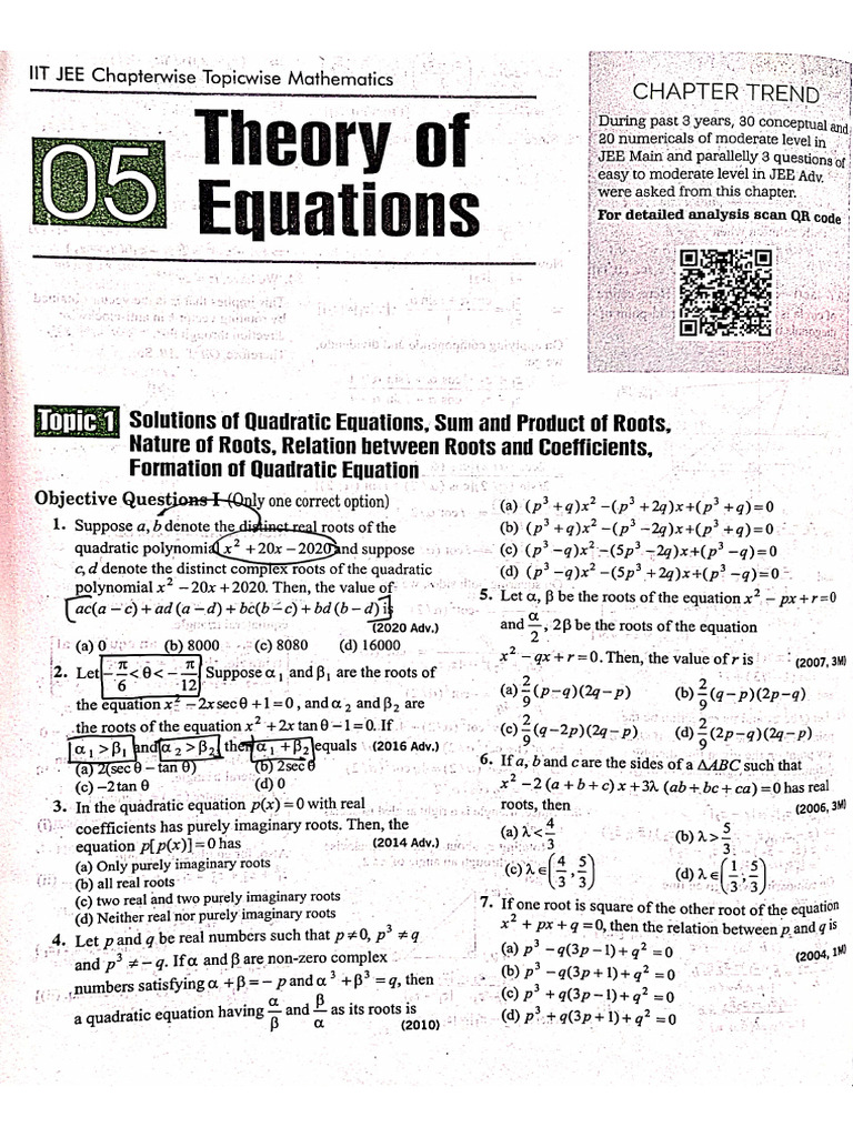 Theory of Equation 251219 191633 | PDF
