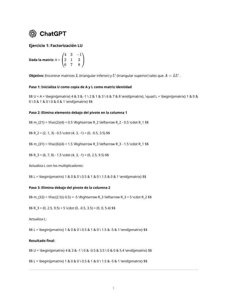 Ejercicios Algebra Lineal | PDF | Valores propios y vectores propios ...