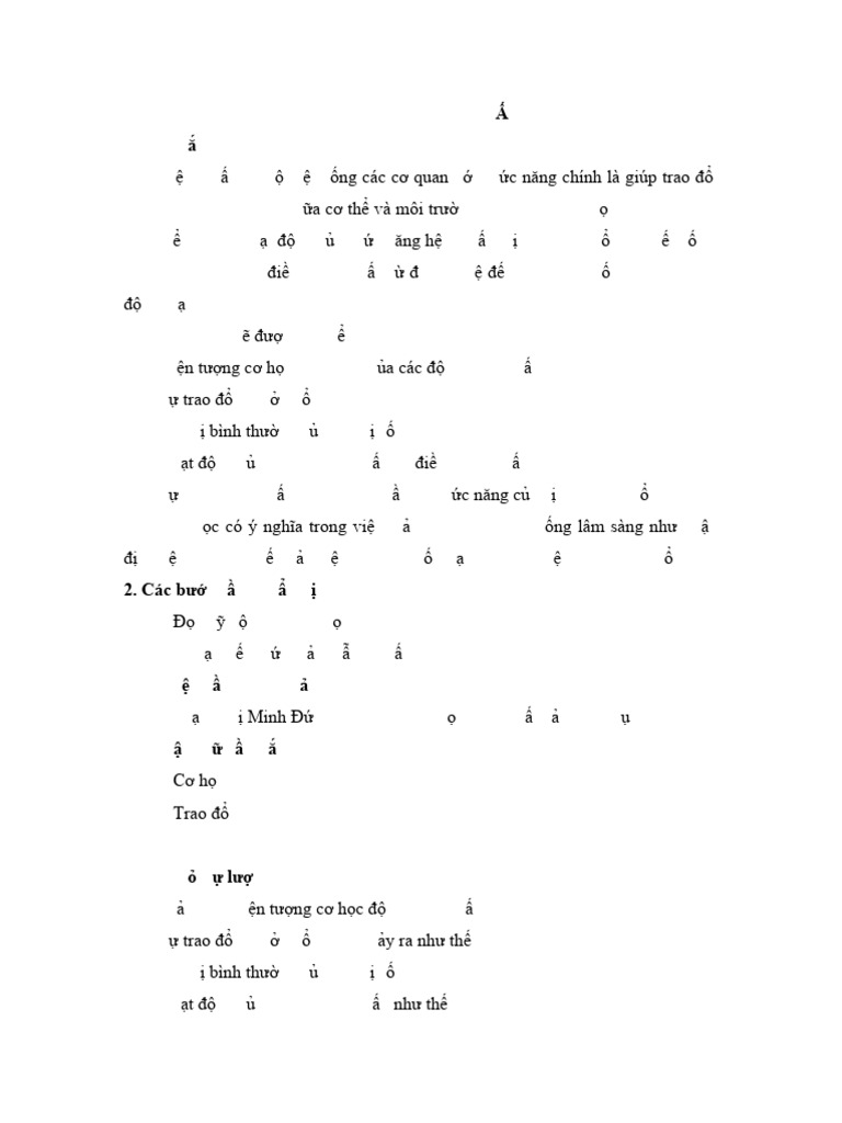 HDSV Sinh Ly Ho Hap | PDF