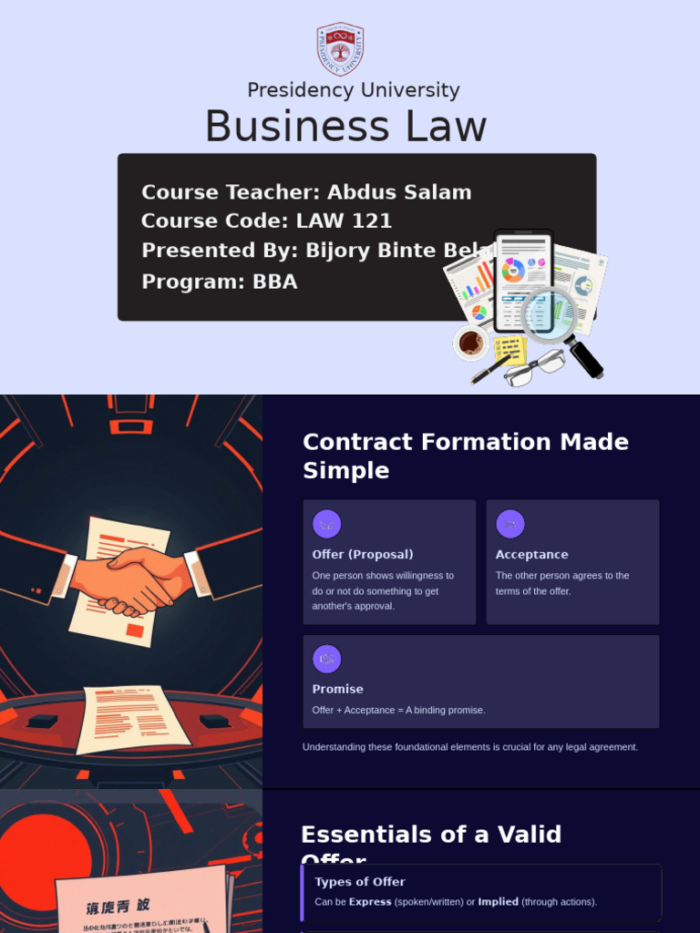 Bijory Formation Offer and Acceptance | PDF | Offer And Acceptance ...