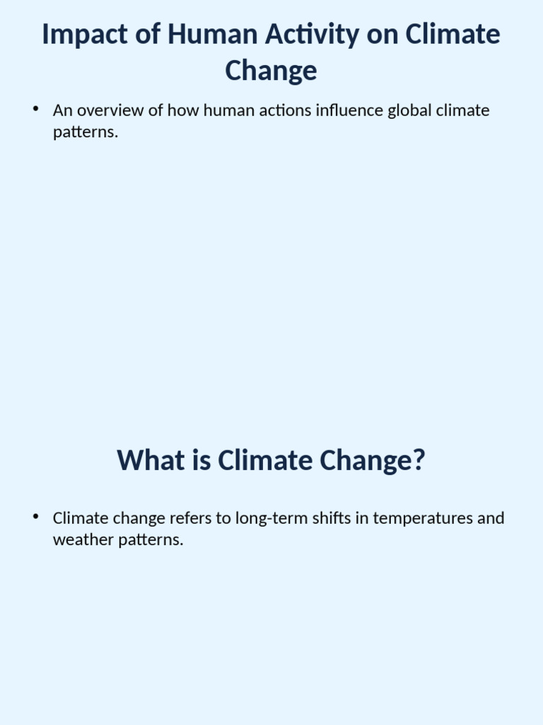 Beautiful Climate Change Presentation | PDF
