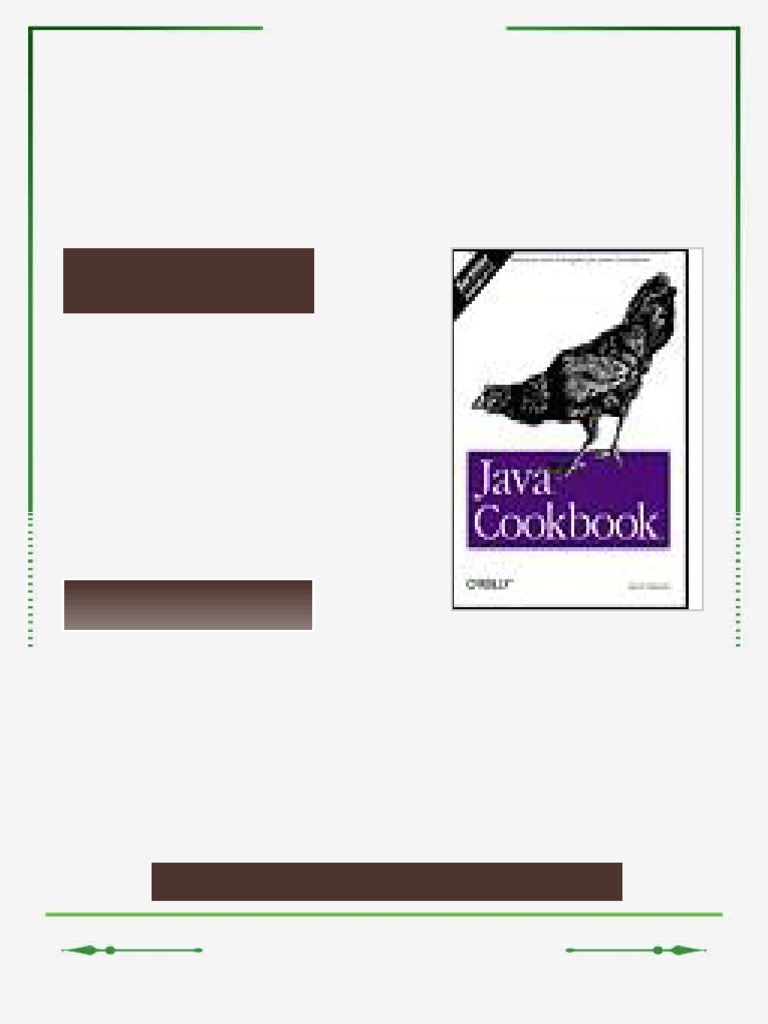 Java Cookbook 2nd Edition by Ian F Darwin ISBN 0596007019 9780596007010 eBook publishing edition ...