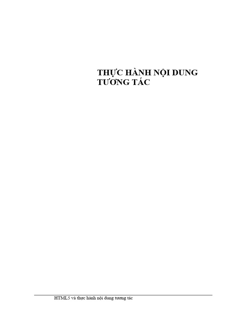 QT.02-HTQT.M.12-HTML5 Va Thuc Hanh Tuong Tac_100719_SV | PDF
