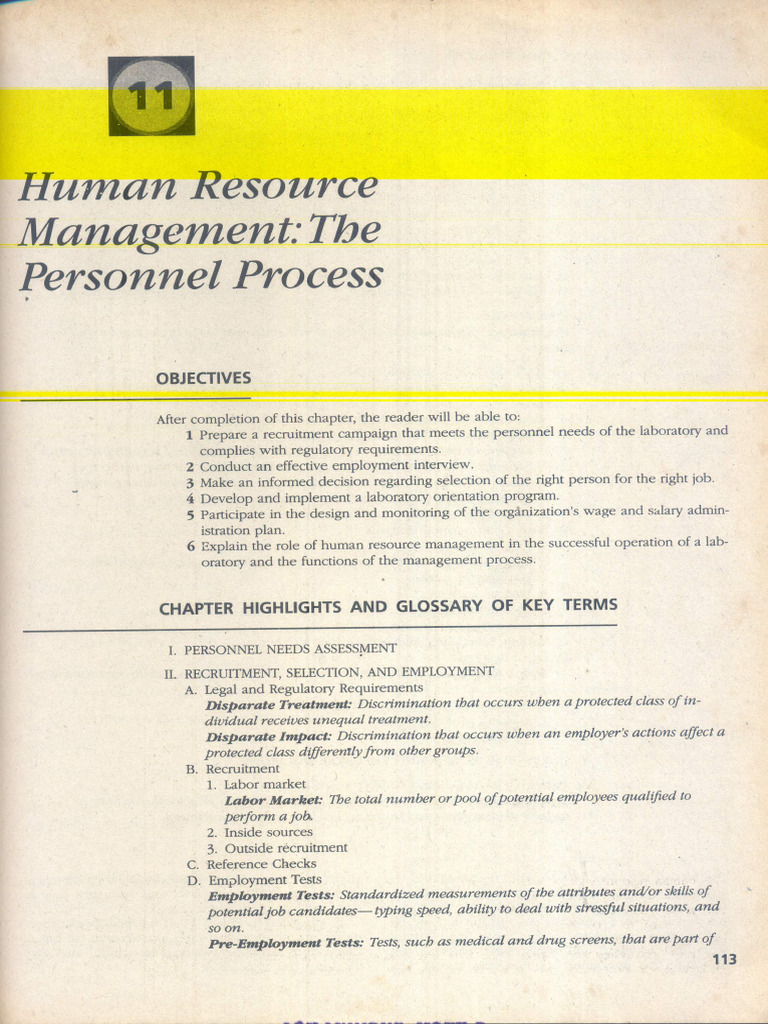 Medical Laboratory Management and Supervision - Chapter 11 To 14 | PDF