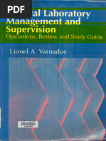 Medical Laboratory Management and Supervision - Chapter 6 to 10 | PDF