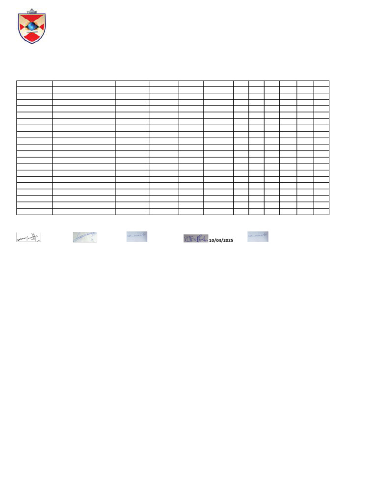 Law 103 Master Mark Sheet First Semester 2025 | PDF | Chess Theory | Chess