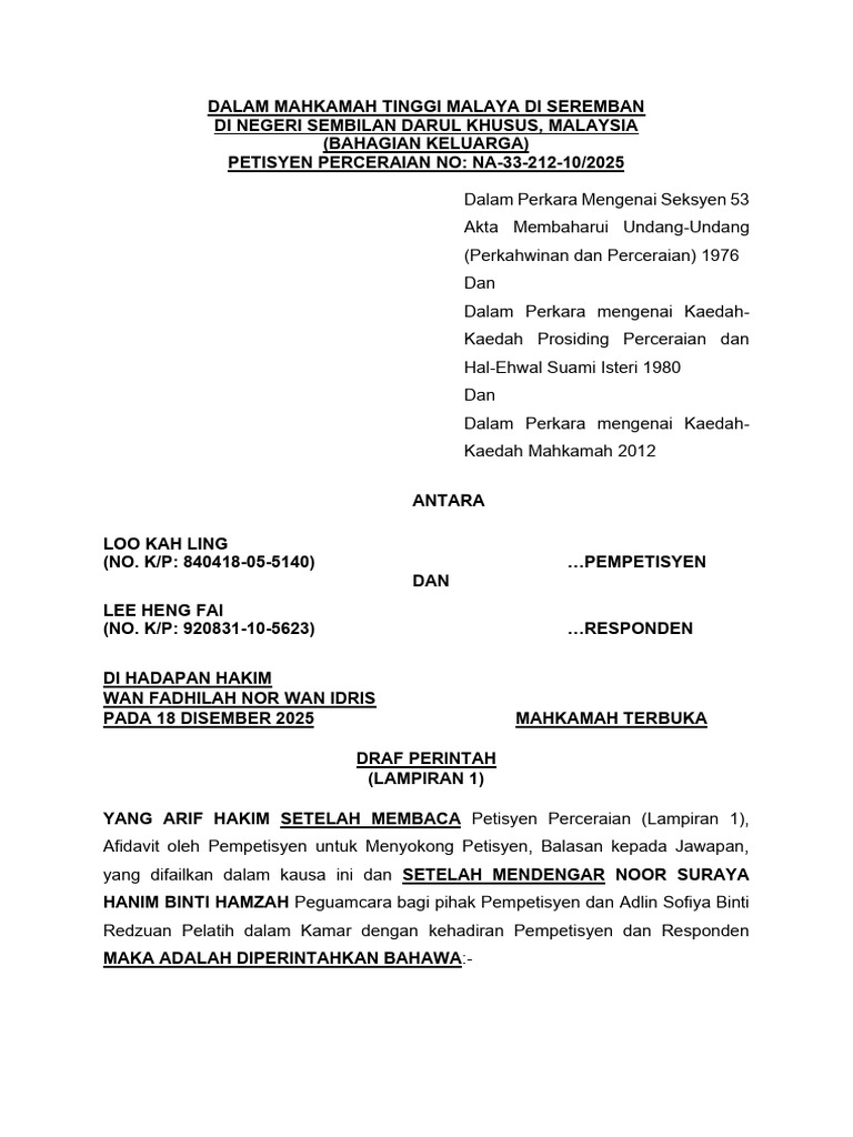 Draf Perintah Latest | PDF