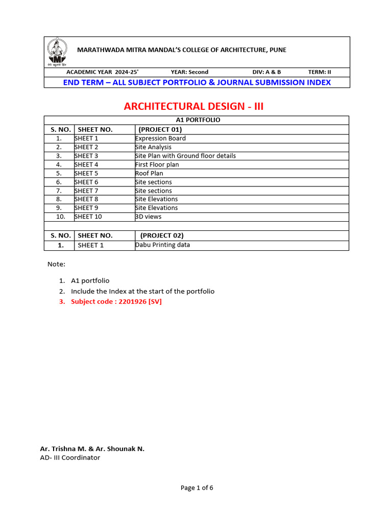 Seocnd Year 2024-25 End Term Submission Index - Term-II (3) | PDF ...