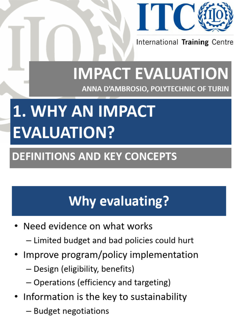 Understanding Impact Evaluation Methods | PDF | Evaluation | Cognition