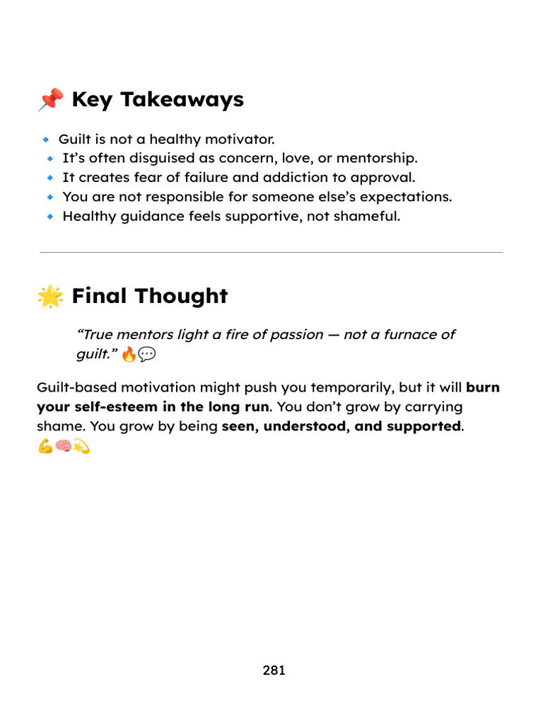 Overcoming Emotional Manipulation Tactics | PDF | Self Esteem | Fear