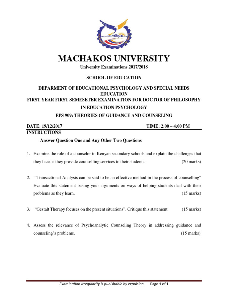 Examination Irregularity Policy Overview | PDF