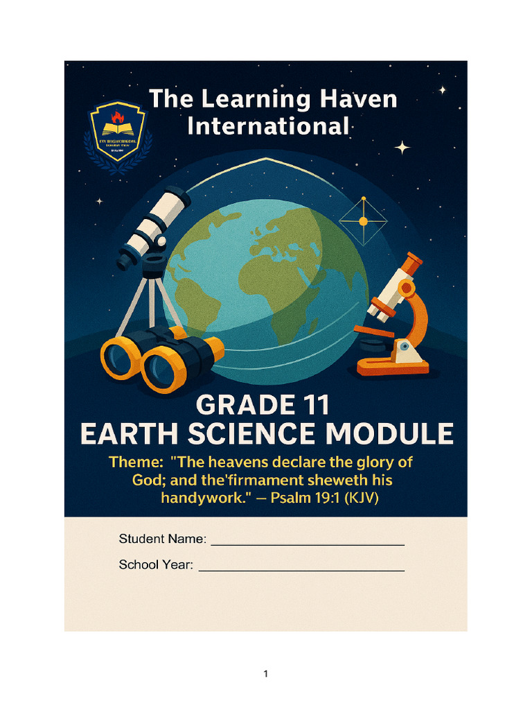 Grade 11 Earth Science Overview | PDF | Plate Tectonics | Volcano